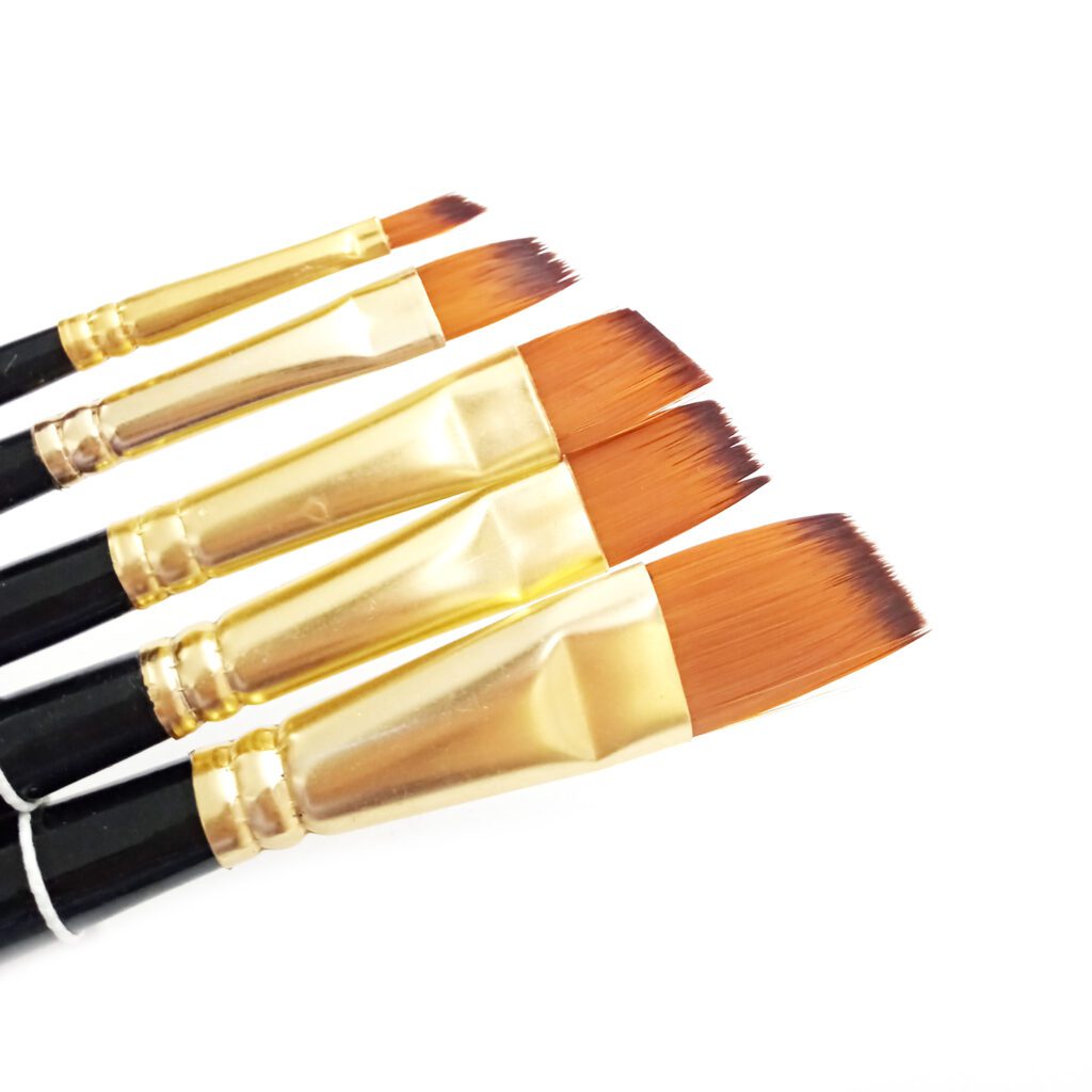 Set Pinceles Angulares Artisticos X5 Calidad Profesional Env – LUKARA